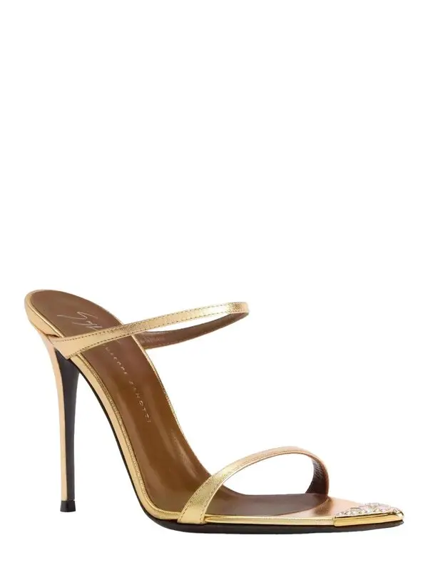 GIUSEPPE ZANOTTI 105mm Intriigo Jewelry Sandals - Gold