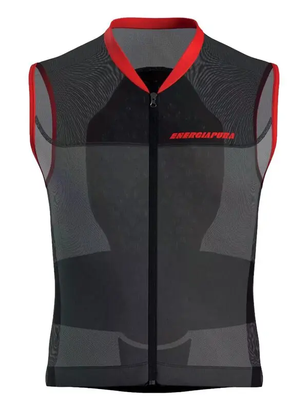 ENERGIA PURA Padded Mesh Gilet - Black