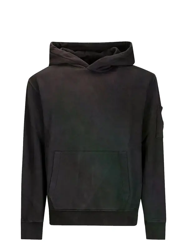 C.P. COMPANY Pouch-pocket Hoodie - Black