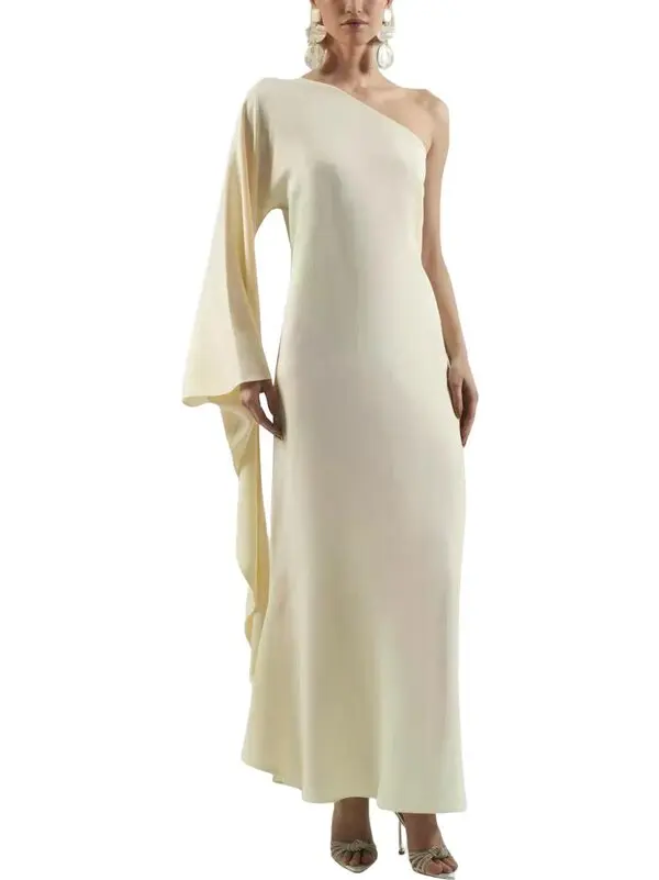 TALLER MARMO Balear One-shoulder Maxi Dress - White