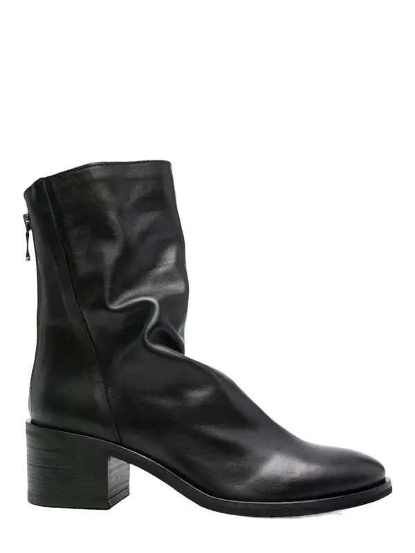 METISSE Slouchy Zip Boots - Black