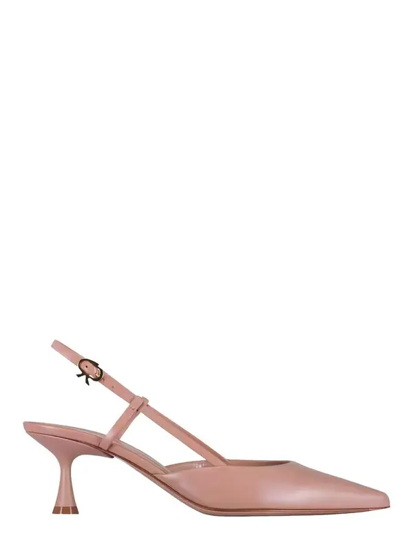 GIANVITO ROSSI Slingback Pointed-toe Pumps - Pink