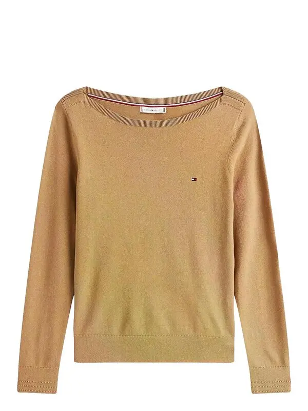 Tommy Hilfiger Cotton Sweater - Brown