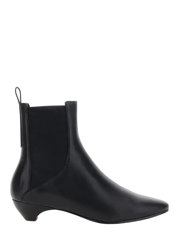 Le Monde Beryl Allegra Elasticated-panel Pointed-toe Boots - Black