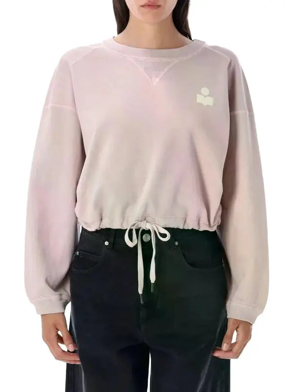 MARANT ETOILE Cotton-blend Sweatshirt - Pink