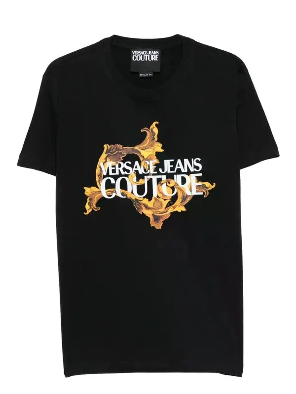 Versace Logo-print T-shirt - Black