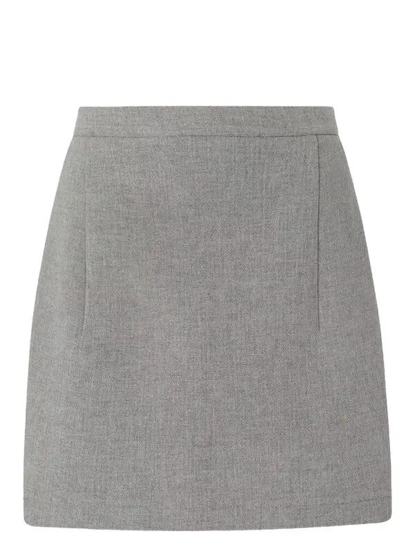 Pinko Pleated Mini Skirt - Grey