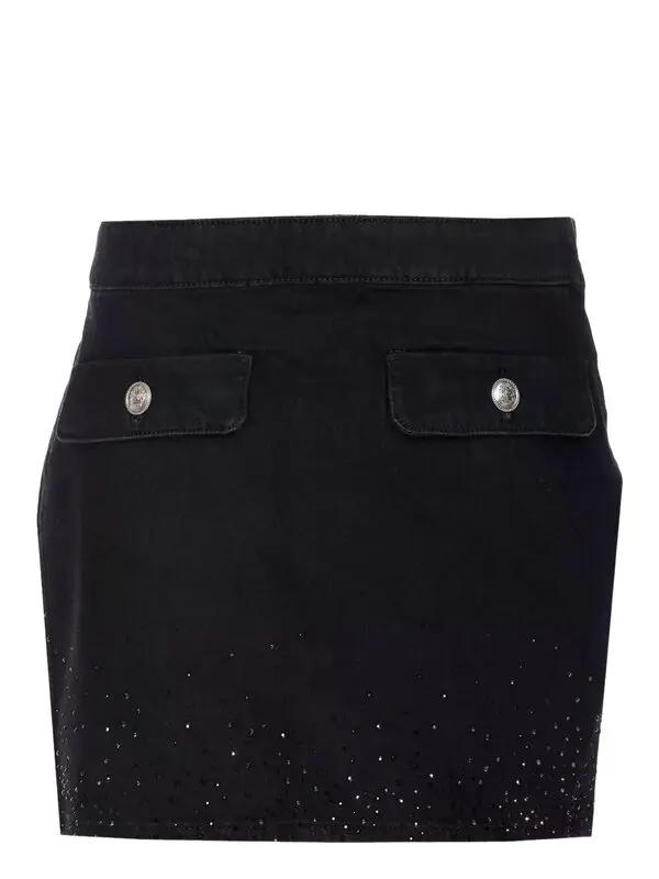 Liu Jo Embellished Mini Skirt - Black