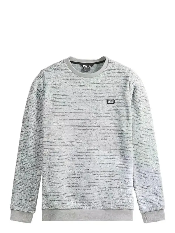 PICTURE ORGANIC CLOTHING Melange-effect Crew-neck Sweater - Grey