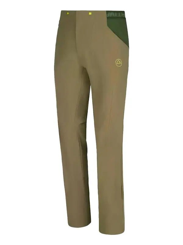 LA SPORTIVA Elastic-waistband Panelled Trousers - Brown