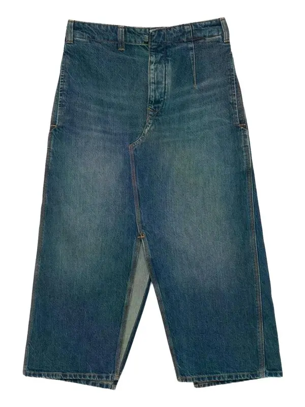 Victoria Beckham A-line Denim Skirt - Blue