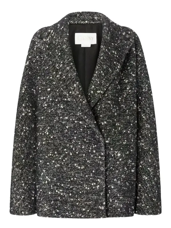 GENNY Bouclé Jacket - Black