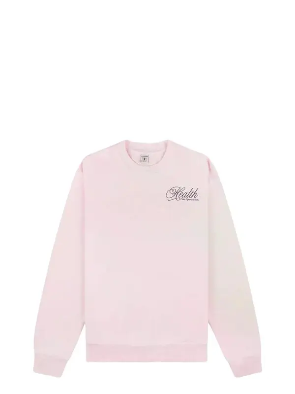 SPORTY & RICH Logo-print Sweatshirt - Pink
