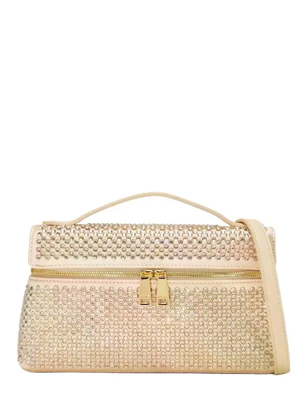 Jw Pei Thea Crystal-embellished Top-handle Bag - Neutrals