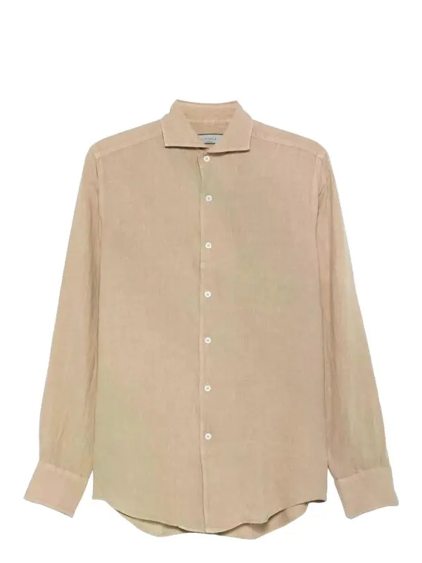 Canali Linen Shirt - Neutrals