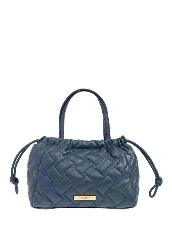 Kurt Geiger Small Kensington Quilted Tote - Blue