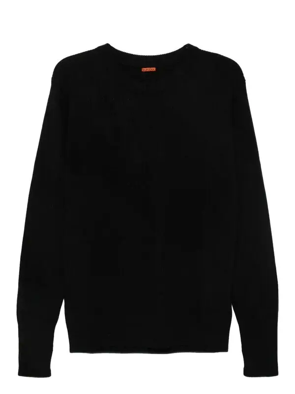 Barena Venezia Ribbed Wool Sweater - Black