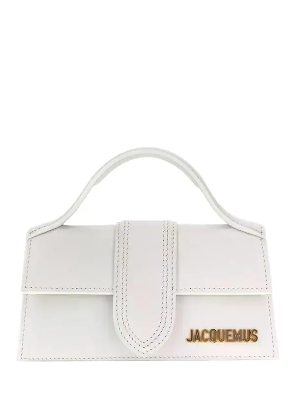 Jacquemus Small Le Bambino Leather Tote - White