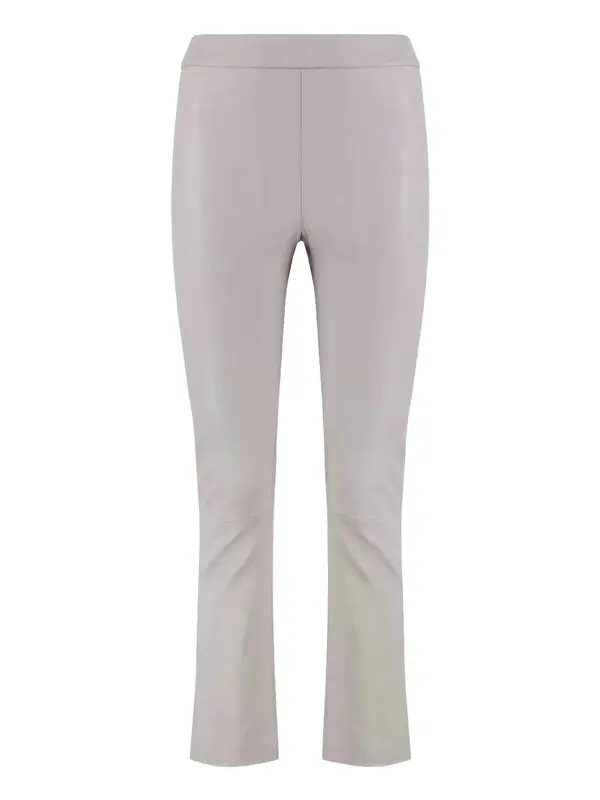 Sablyn Devon Leather Trousers - Grey