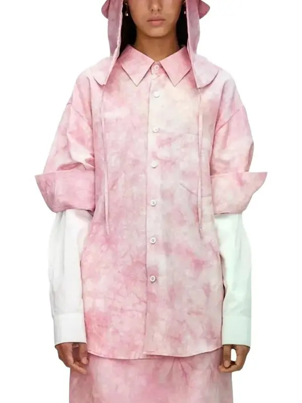 UMBER POSTPAST Tie-dye Shirt - Pink
