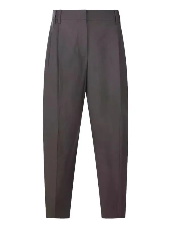Brunello Cucinelli Pleat-detail Trousers - Caffe