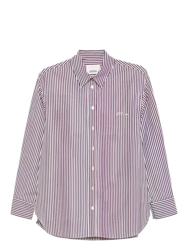 Isabel Marant Striped Button-fastening Shirt - Neutrals