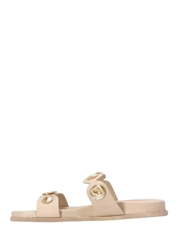 KOTRIS SANDALS Embellished Double-strap Sandals - Neutrals
