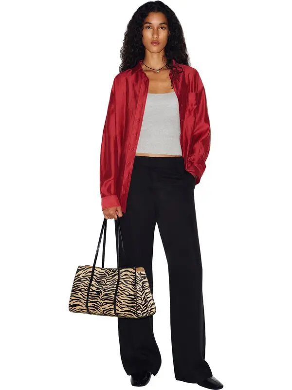 REFORMATION Gisele Low Rise Pant - Black