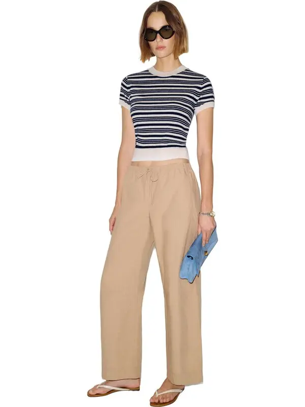 REFORMATION Darcy Cashmere T-shirt - Ivory