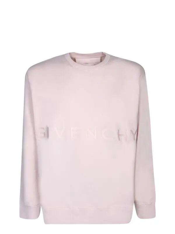 Givenchy Cotton Sweatshirt With Logo - Pink