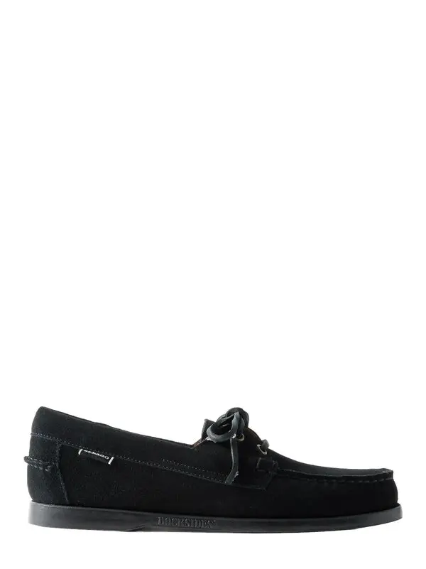 SEBAGO Docksides Portland Suede Boat Shoes - Black