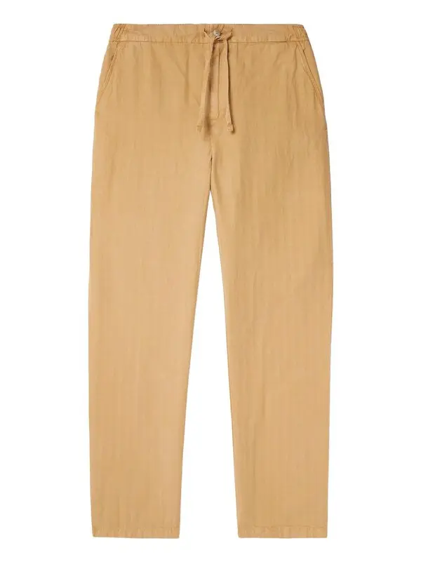 Frescobol Carioca Mendes Straight-leg Trousers - Brown