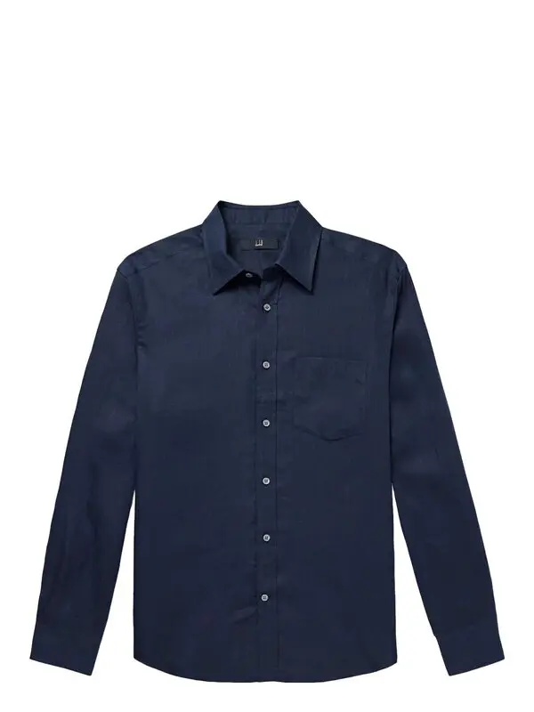 Dunhill Linen Shirt - Blue