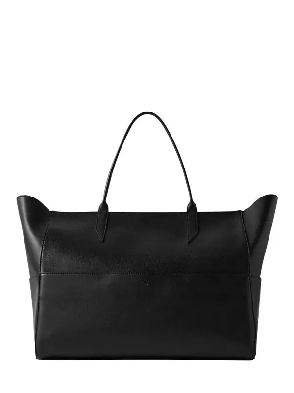 METIER Incognito Cabas Large Leather Tote - Black