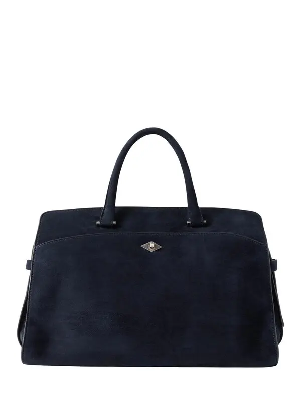 METIER Private Eye Medium Suede Tote - Blue