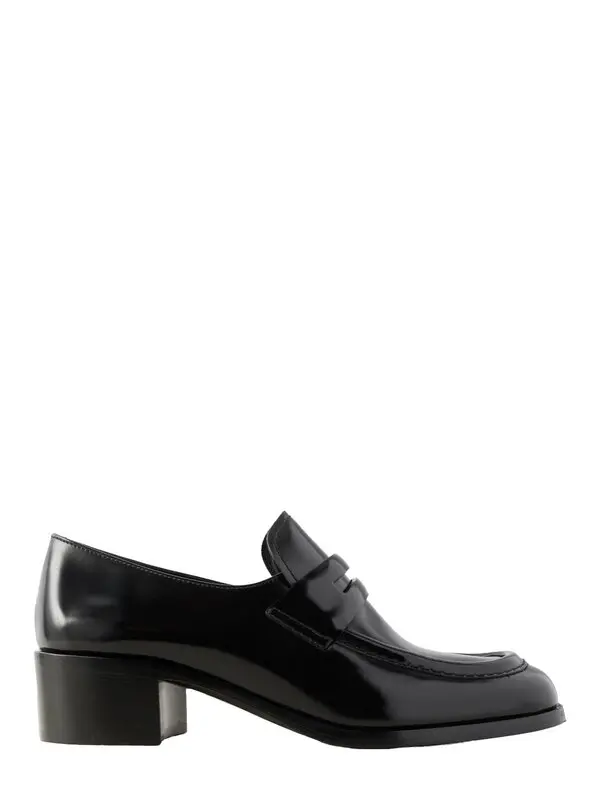 Church's Prudence Glossed-leather Loafers - Black