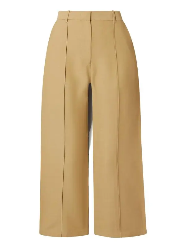 Co - Woven Straight-Leg Cropped Pants