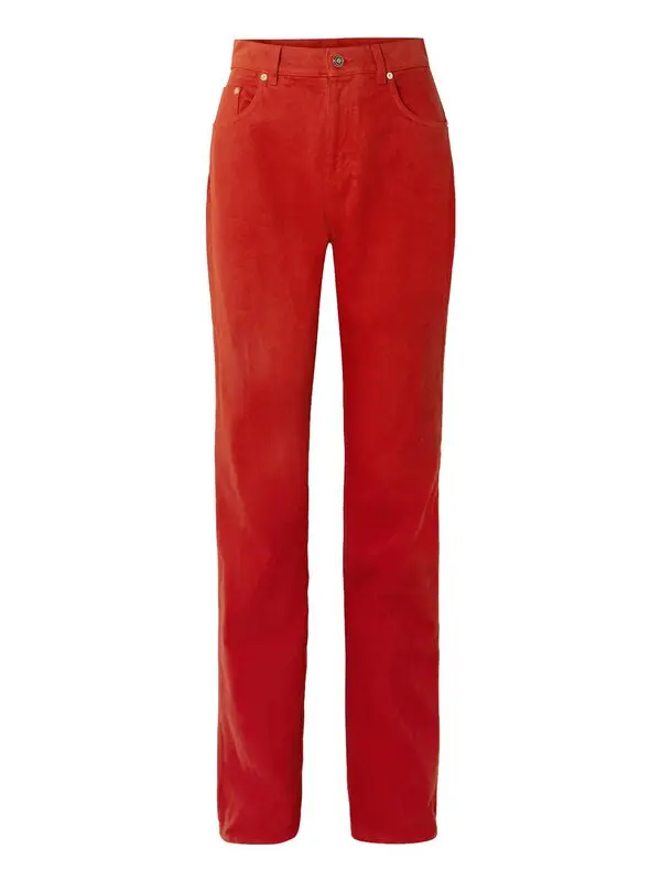 Gabriela Hearst Rey High-rise Straight-leg Jeans - Orange