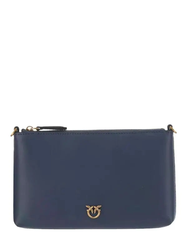 Pinko Logo-plaque Zip Clutch - Blue