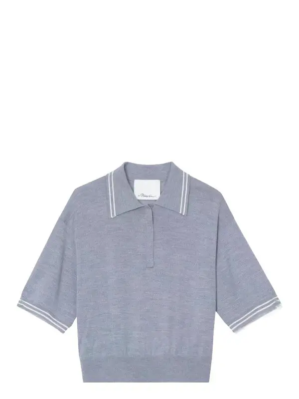 3.1 Phillip Lim Short-sleeve Merino T-shirt - Grey