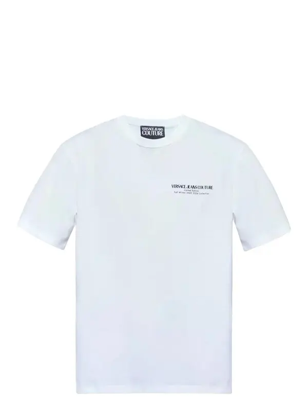 Versace Logo-print Cotton T-shirt - White