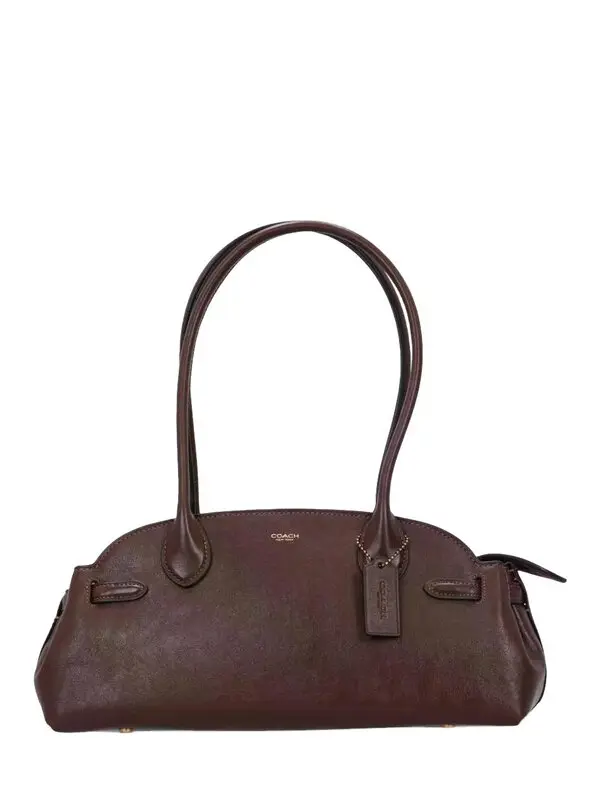 COACH® Empire Leather Top-handle Tote - Brown