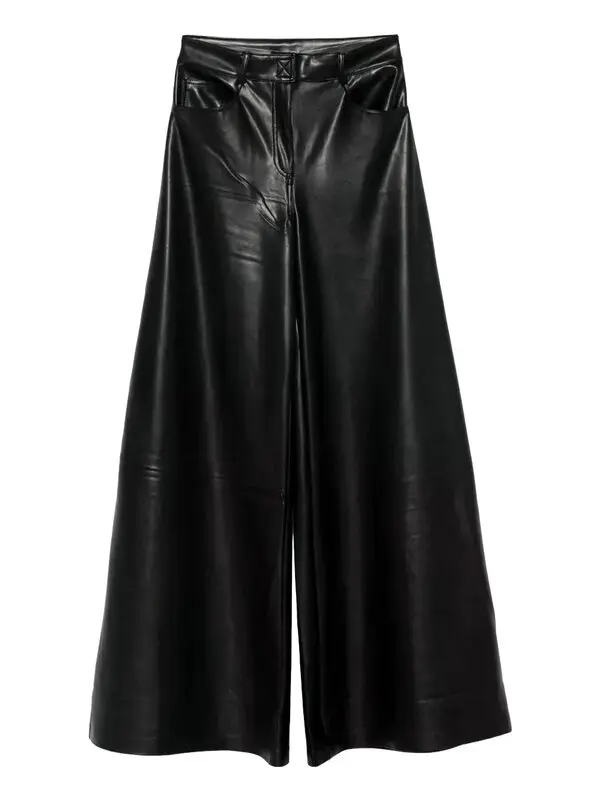 Norma Kamali Wide-leg Trousers - Black