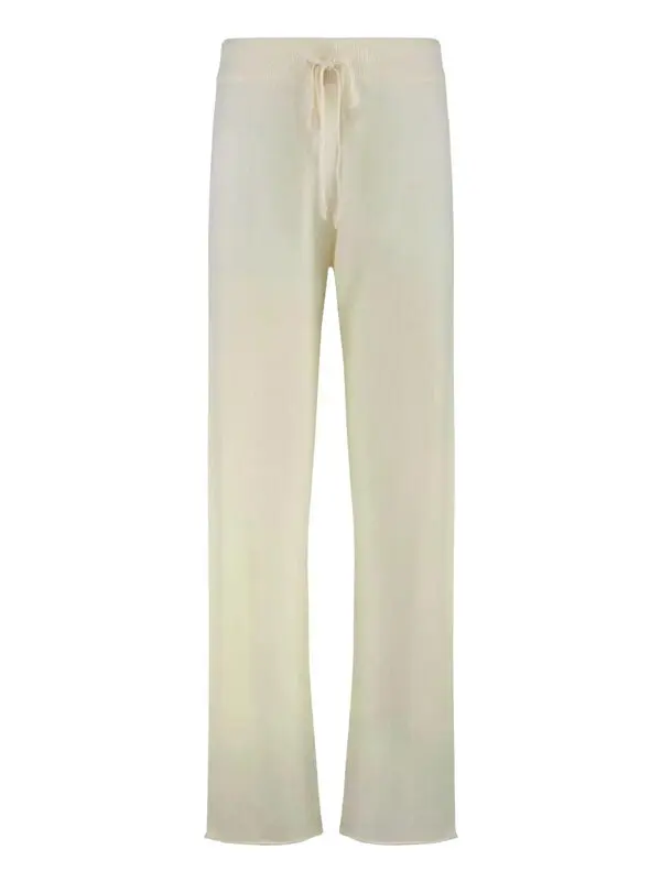 Sablyn Cashmere Drawstring Trousers - Neutrals