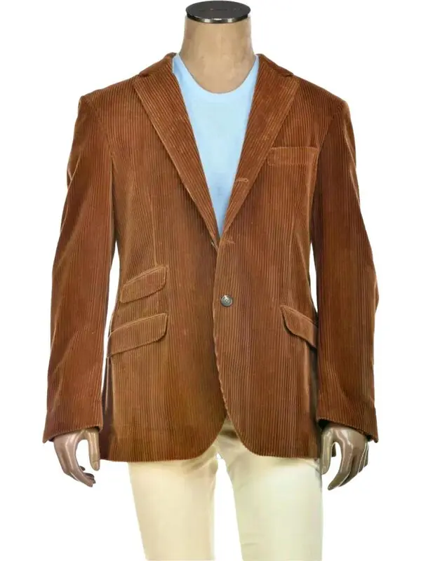 Brunello Cucinelli Single-breasted Blazer - Brown