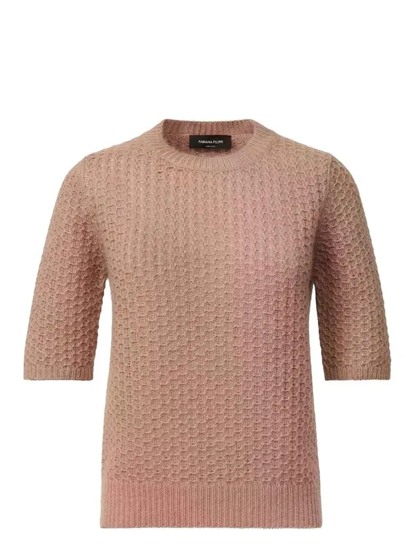 Fabiana Filippi Knitted T-shirt - Pink