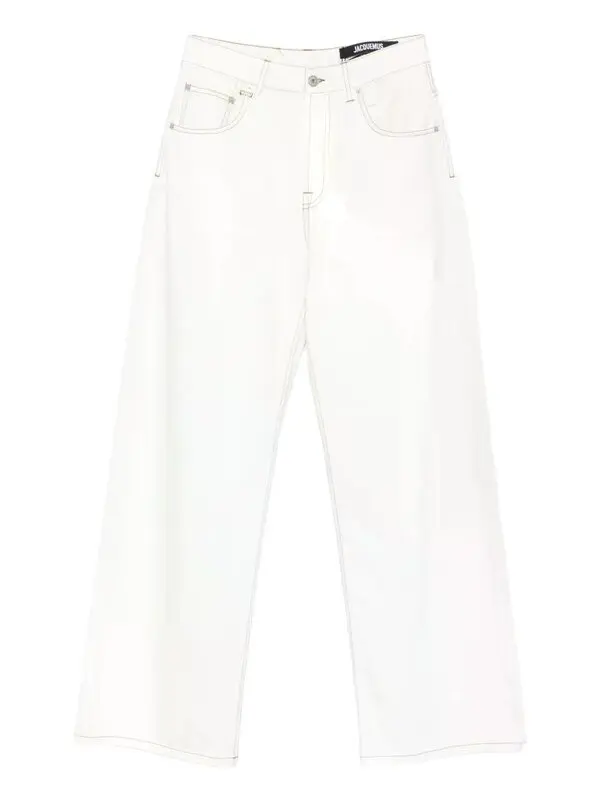 Jacquemus Le De-nîmes Large Jeans - White