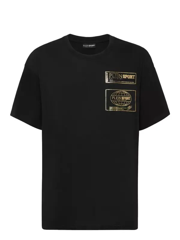 PLEIN SPORT Cotton T-shirt - Black