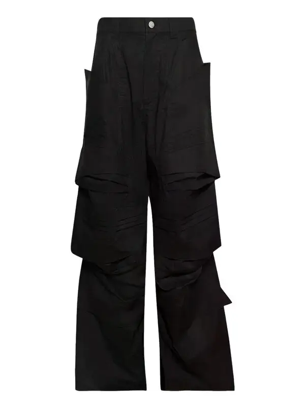 Natasha Zinko Layered-pocket Trousers - Black