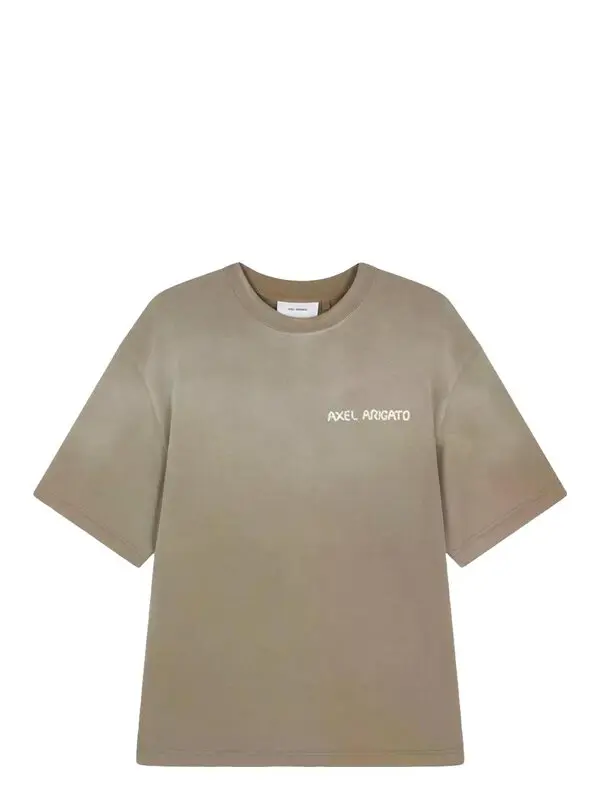 Axel Arigato Logo-print T-shirt - Brown